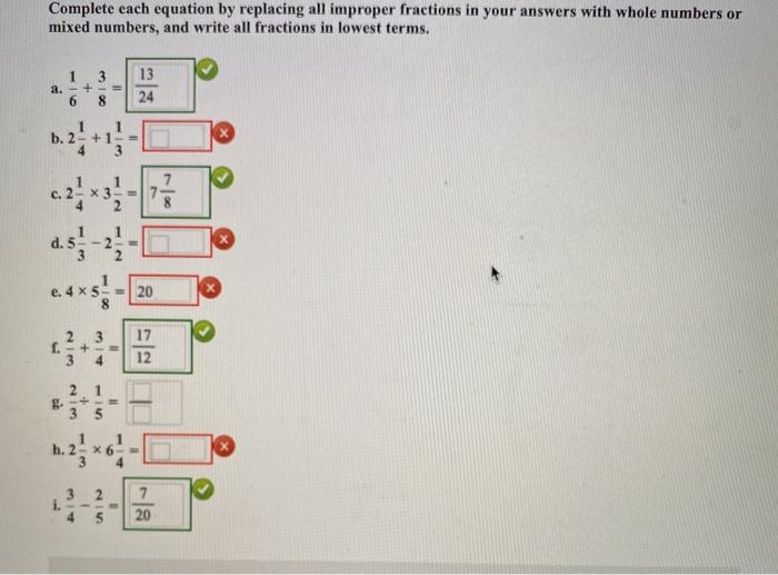 Solved Complete cach equation by replacing all improper | Chegg.com