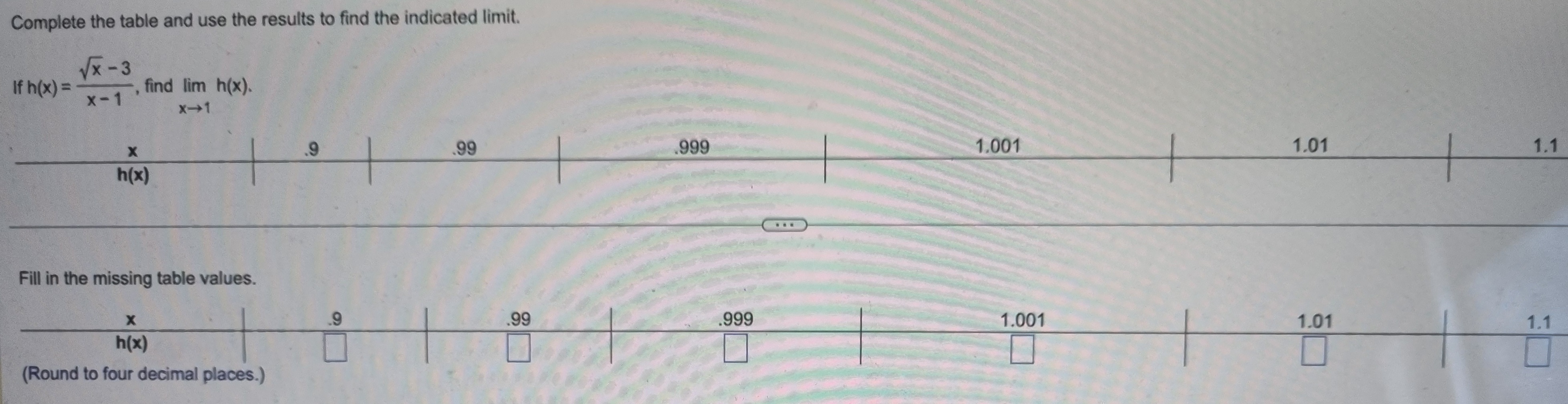 Complete the table and use the results to find the | Chegg.com