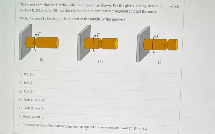 Solved Solid cylindrical shafts AB and CD are connected by | Chegg.com