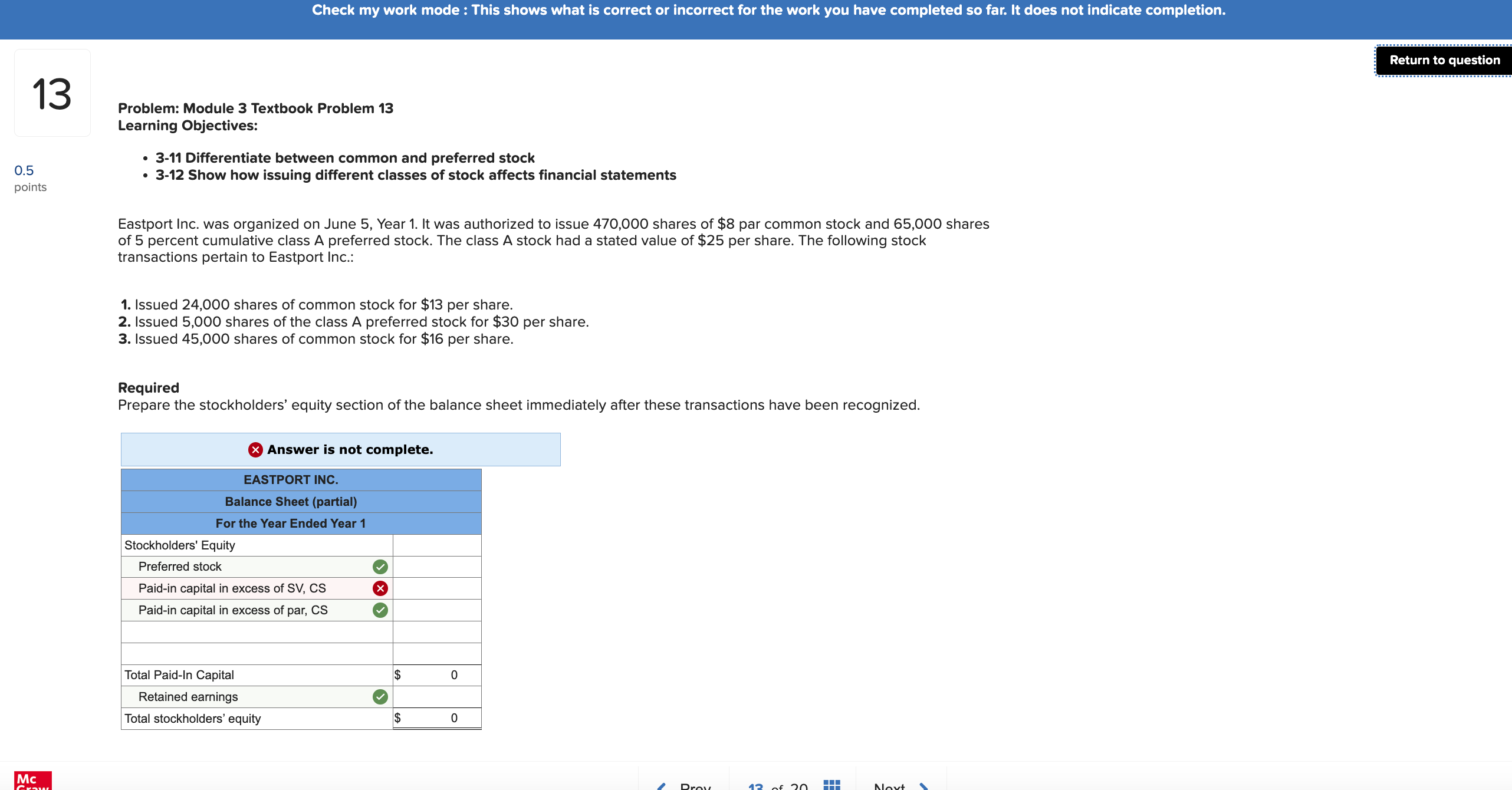 Solved Problem: Module 3 ﻿Textbook Problem 13Learning | Chegg.com
