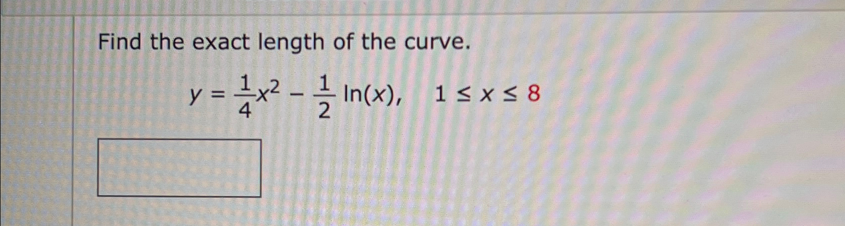 Solved Find the exact length of the | Chegg.com