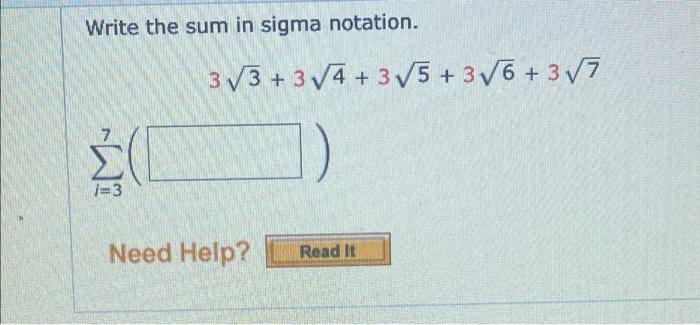 Solved Write the sum in expanded form. 6 91 1=4 Need Help? | Chegg.com