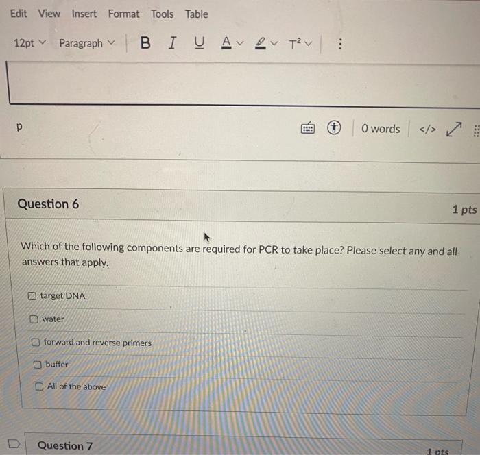 Solved Edit View Insert Format Tools Table 12pt Paragraph | | Chegg.com