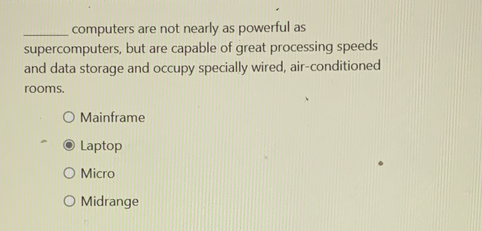 Solved computers are not nearly as powerful as | Chegg.com