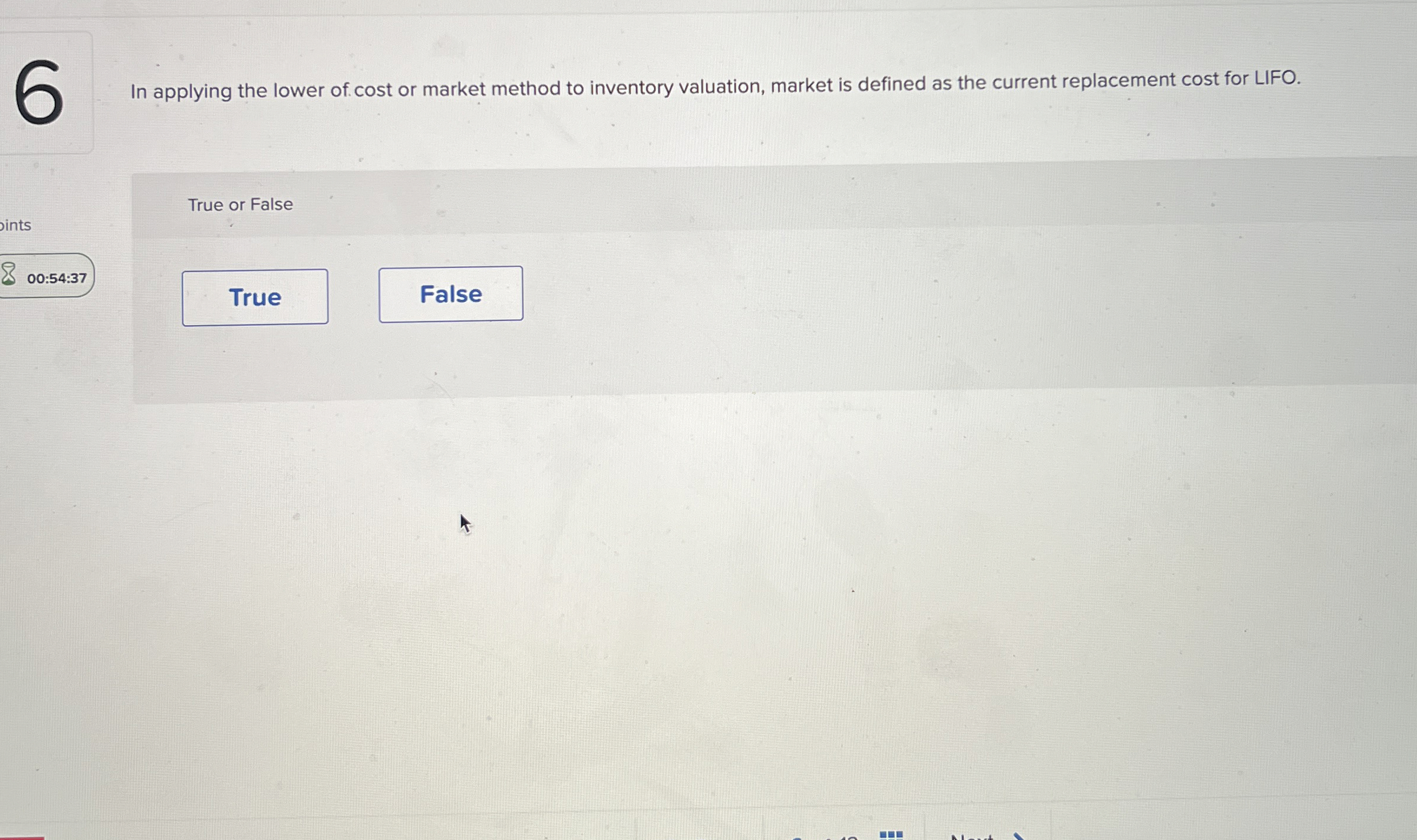 Solved In applying the lower of cost or market method to | Chegg.com