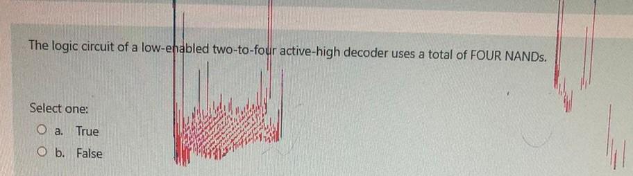 Solved The logic circuit of a low-enabled two-to-four | Chegg.com