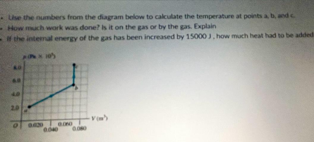 Solved calculate the temperature at points a,b, ﻿and c.How | Chegg.com