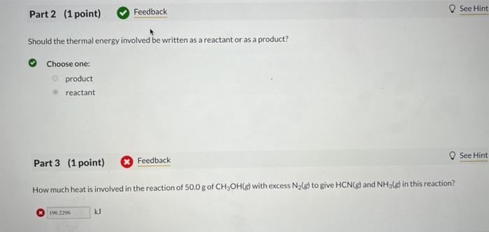 Solved The reaction of CH3OH(s) with N2(g) to give | Chegg.com