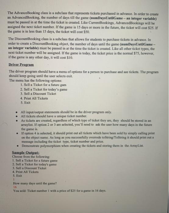 Solved Concept Summary: 1. Object Oriented Programming | Chegg.com