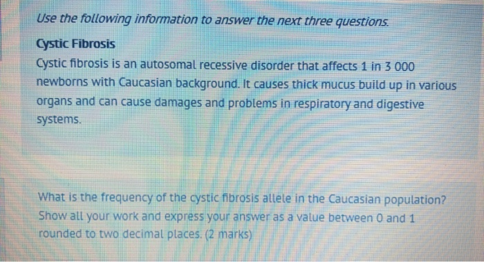 Solved Use the following information to answer the next | Chegg.com