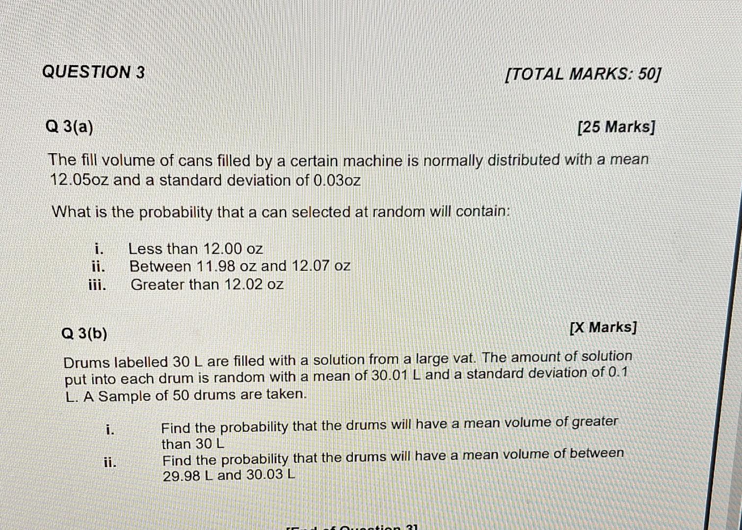 Solved The fill volume of cans filled by a certain machine | Chegg.com