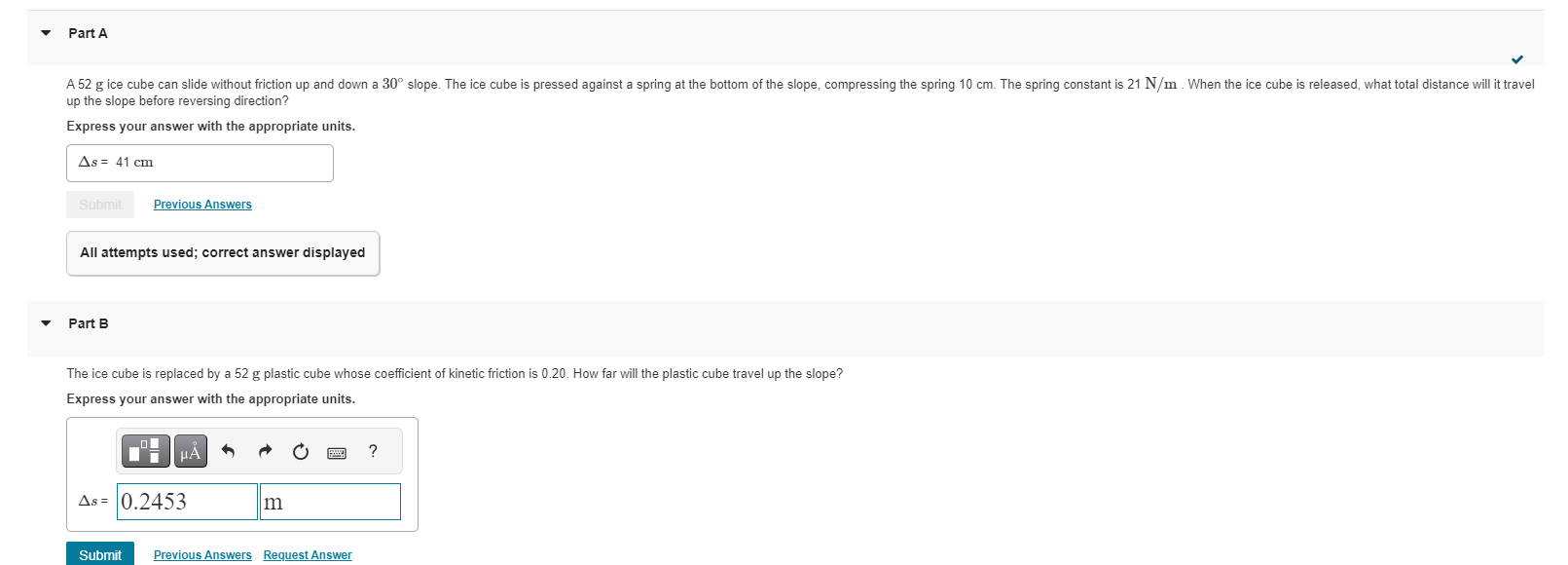 Solved Can somebody help me with Part B? ﻿I keep getting | Chegg.com