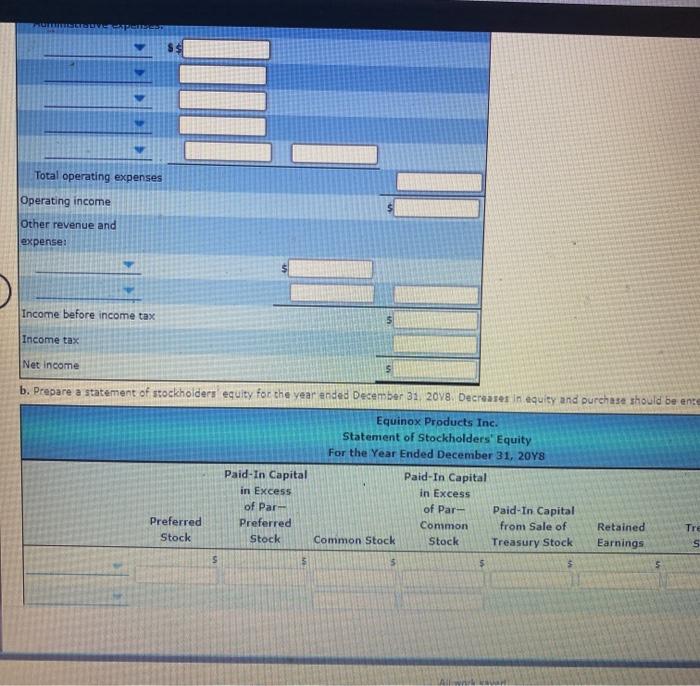 Solved Comprehensive Problem 4 Part 2: Note: You must | Chegg.com