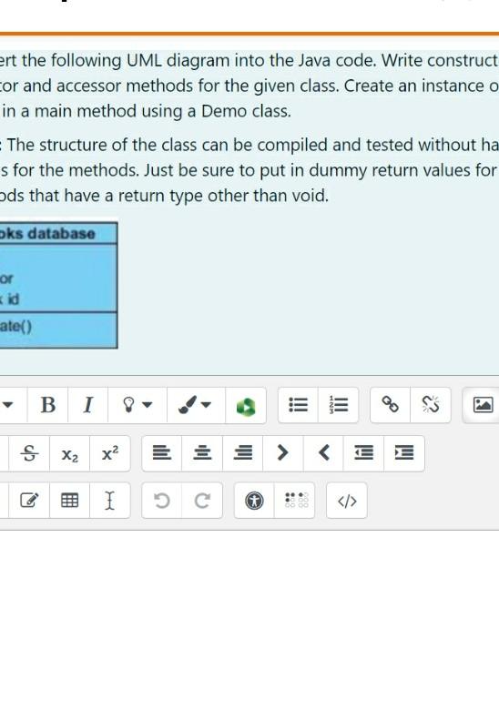 Solved ert the following UML diagram into the Java code. | Chegg.com