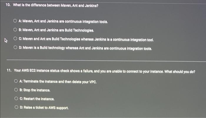 Solved 10. What is the difference between Maven, Ant and | Chegg.com