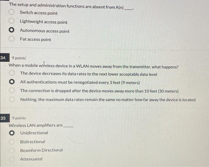 Solved Various wireless traffic types can be assigned | Chegg.com