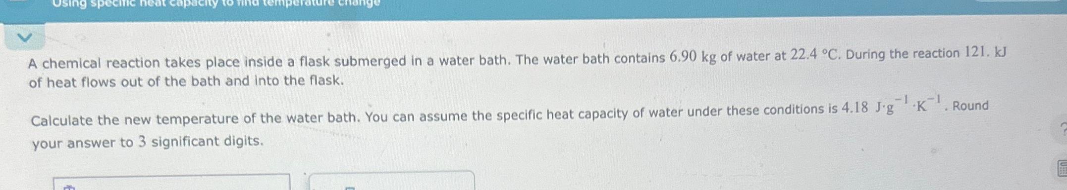Solved A chemical reaction takes place inside a flask | Chegg.com