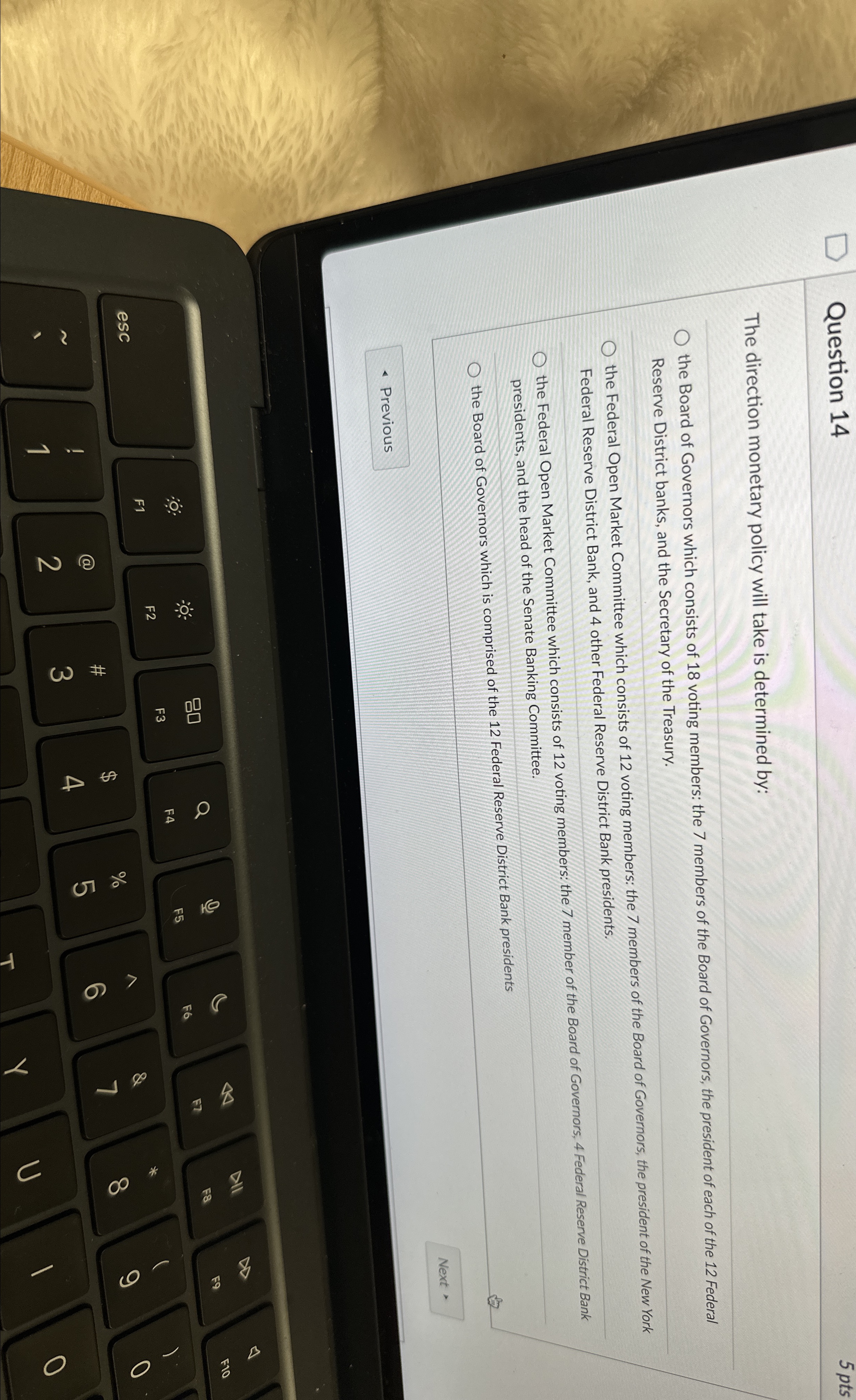 Solved Question 145 ﻿ptsThe direction monetary policy will | Chegg.com