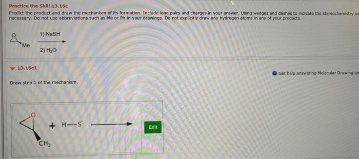 Solved Practice the Skill 13.160 Predict the product and | Chegg.com