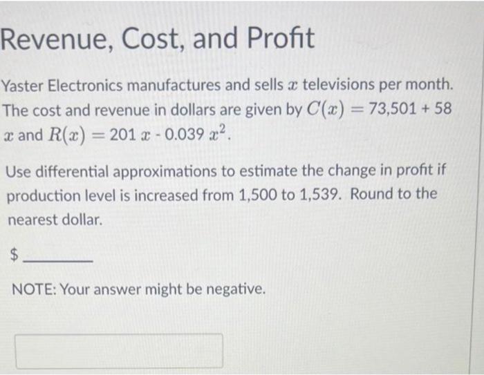 Solved Yaster Electronics manufactures and sells x | Chegg.com