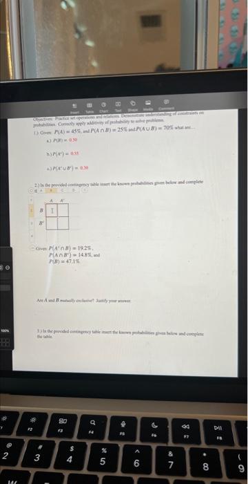 Solved are a and b mutually exclusive? | Chegg.com