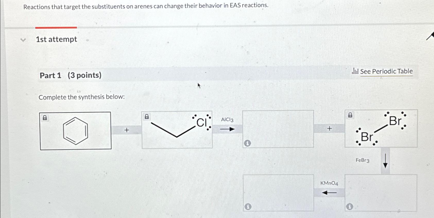 Solved Reactions that target the substituents on arenes can | Chegg.com