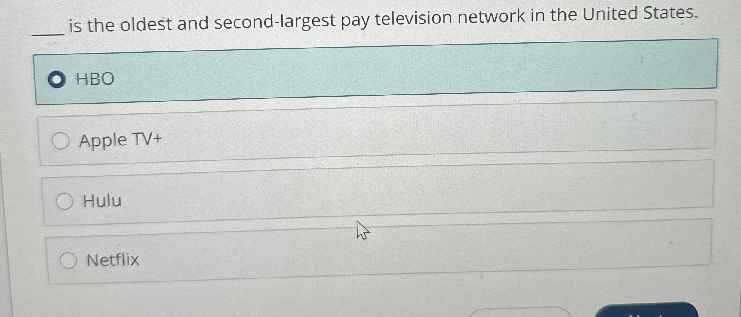 Solved is the oldest and second-largest pay television | Chegg.com