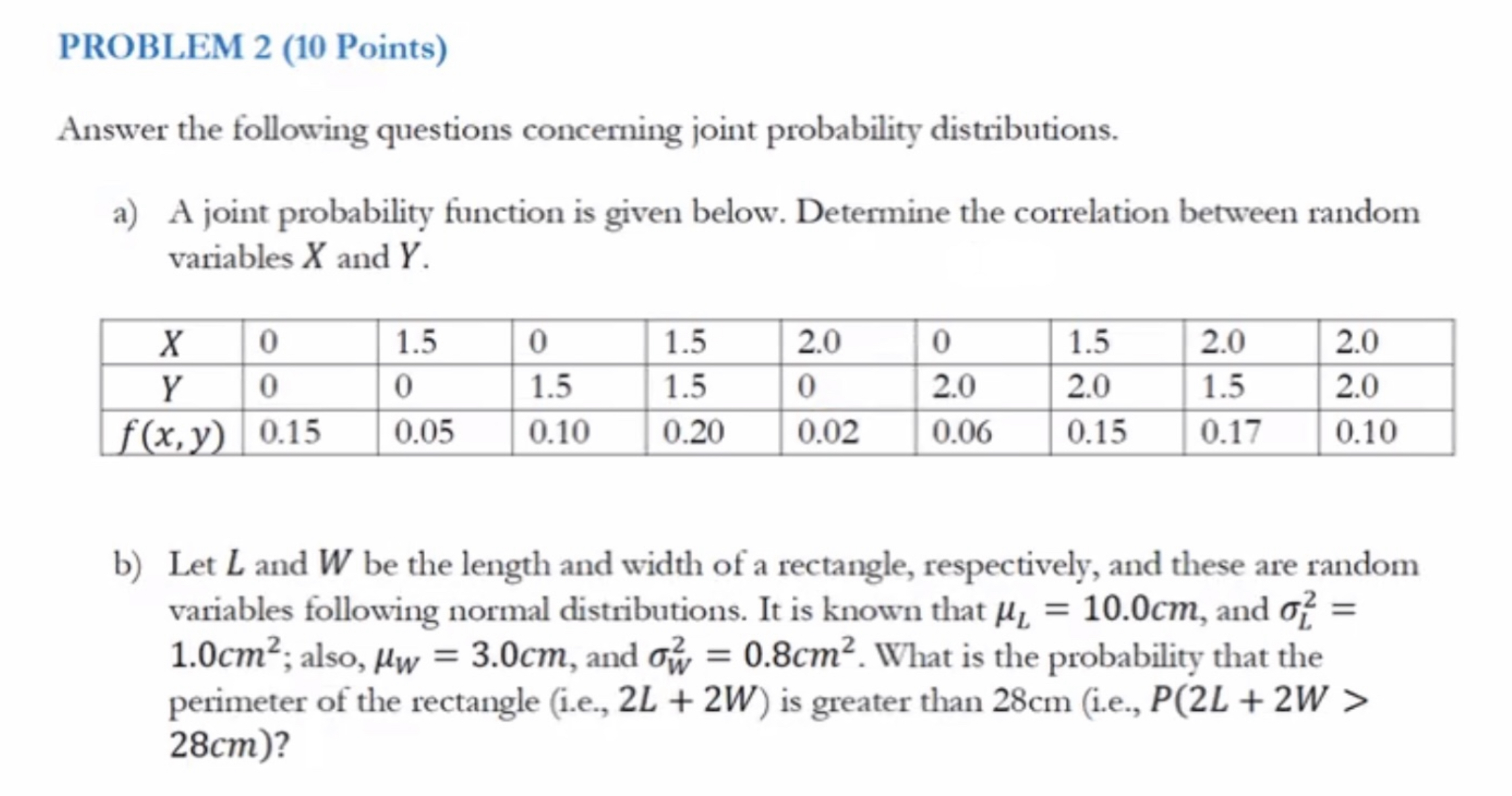 Solved PROBLEM 2 (10 ﻿Points)Answer the following questions | Chegg.com