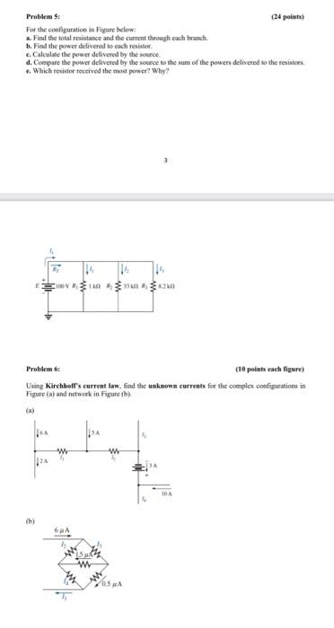Solved Problem 5: (24 points) For the configuration in | Chegg.com