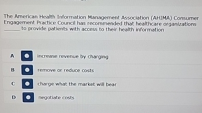 Solved The American Health Information Management | Chegg.com