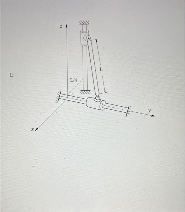 Solved find equation of motion for this mechanism use | Chegg.com