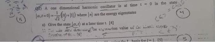 Solved B For This State Determine The Expectation Value Of
