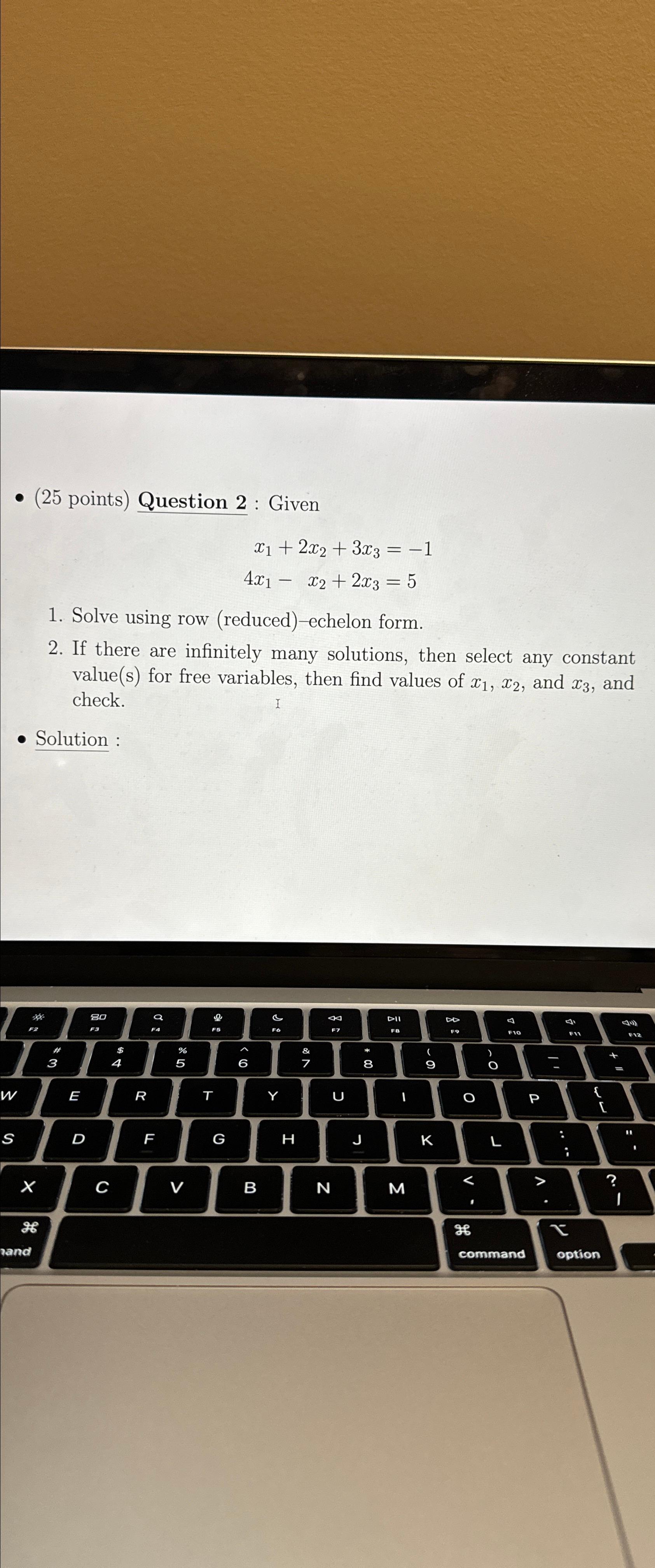 Solved (25 ﻿points) ﻿Question 2 ﻿: | Chegg.com