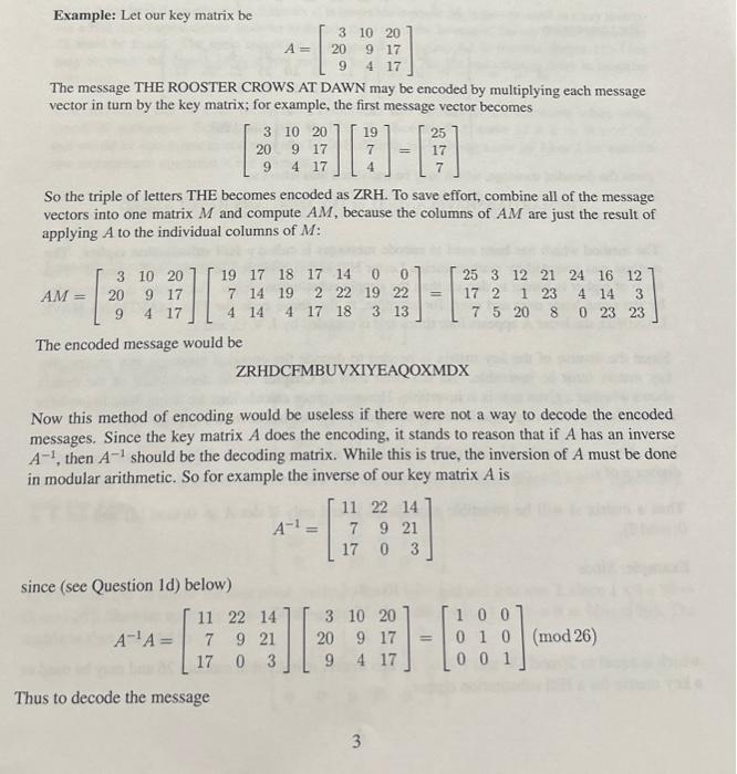 Solved 2. Encode the phrase BUY TEN SHARES TOMORROW using | Chegg.com