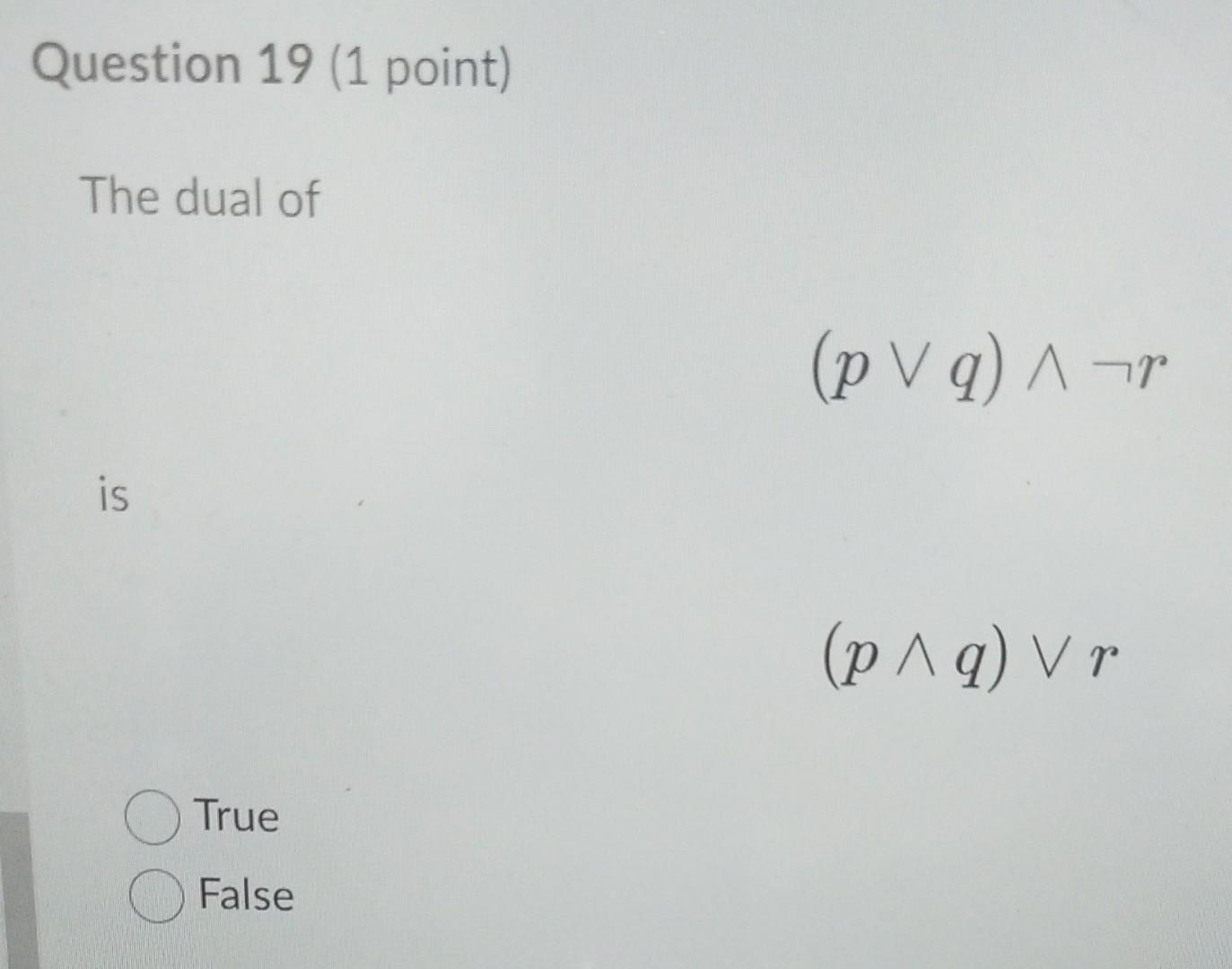 Solved The proposition p→q is logically equivalent to ¬p∨q | Chegg.com