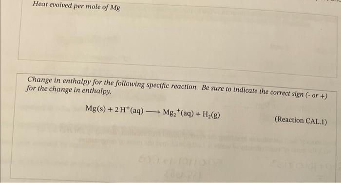 Solved Total heat evolved by reaction (J) Moles of H2O | Chegg.com