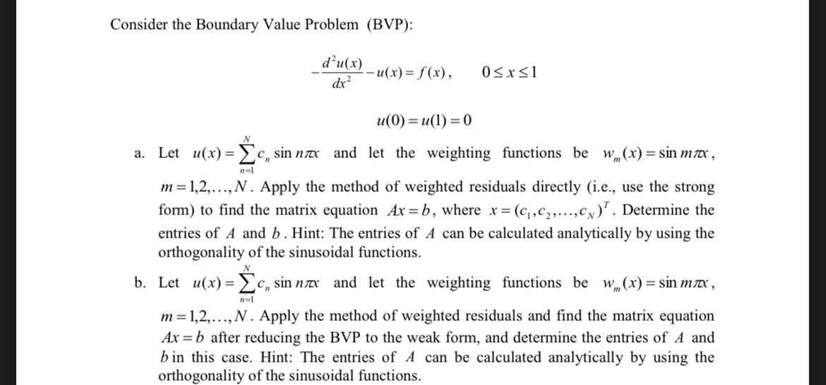 Solved Consider the Boundary Value Problem (BVP). Can you | Chegg.com Solved Consider the Boundary Value Problem (BVP). Can you | Chegg.com