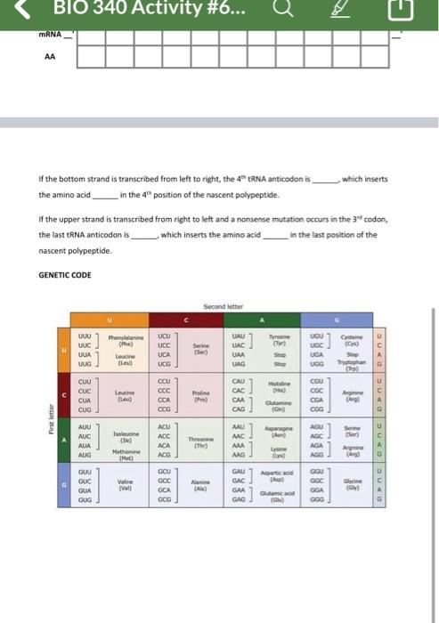 Solved 1. What is the correct order of enzyme action during | Chegg.com
