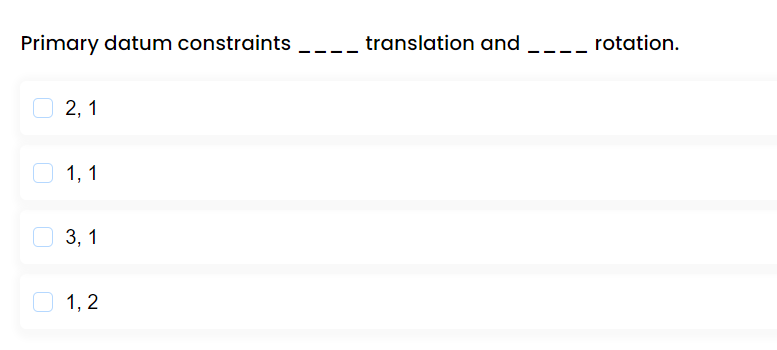 Solved Primary datum constraintstranslation | Chegg.com
