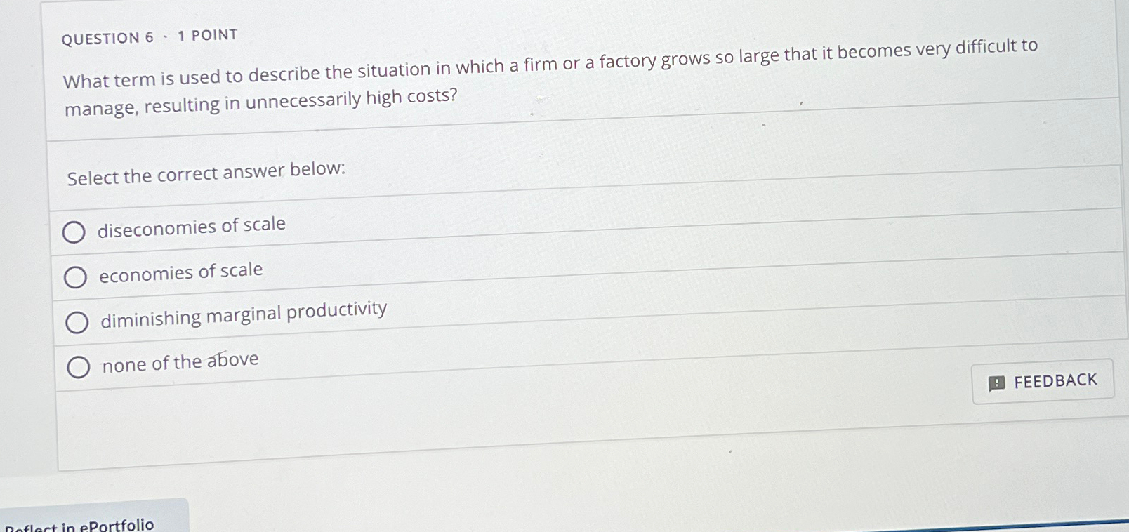 Solved QUESTION 6 - 1 ﻿POINTWhat term is used to describe | Chegg.com