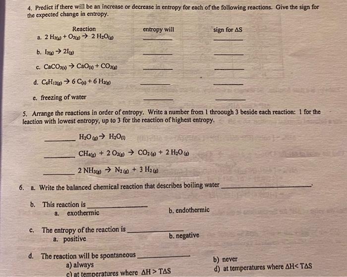 Solved 4 Predict If There Will Be An Increase Or Decrease 5789