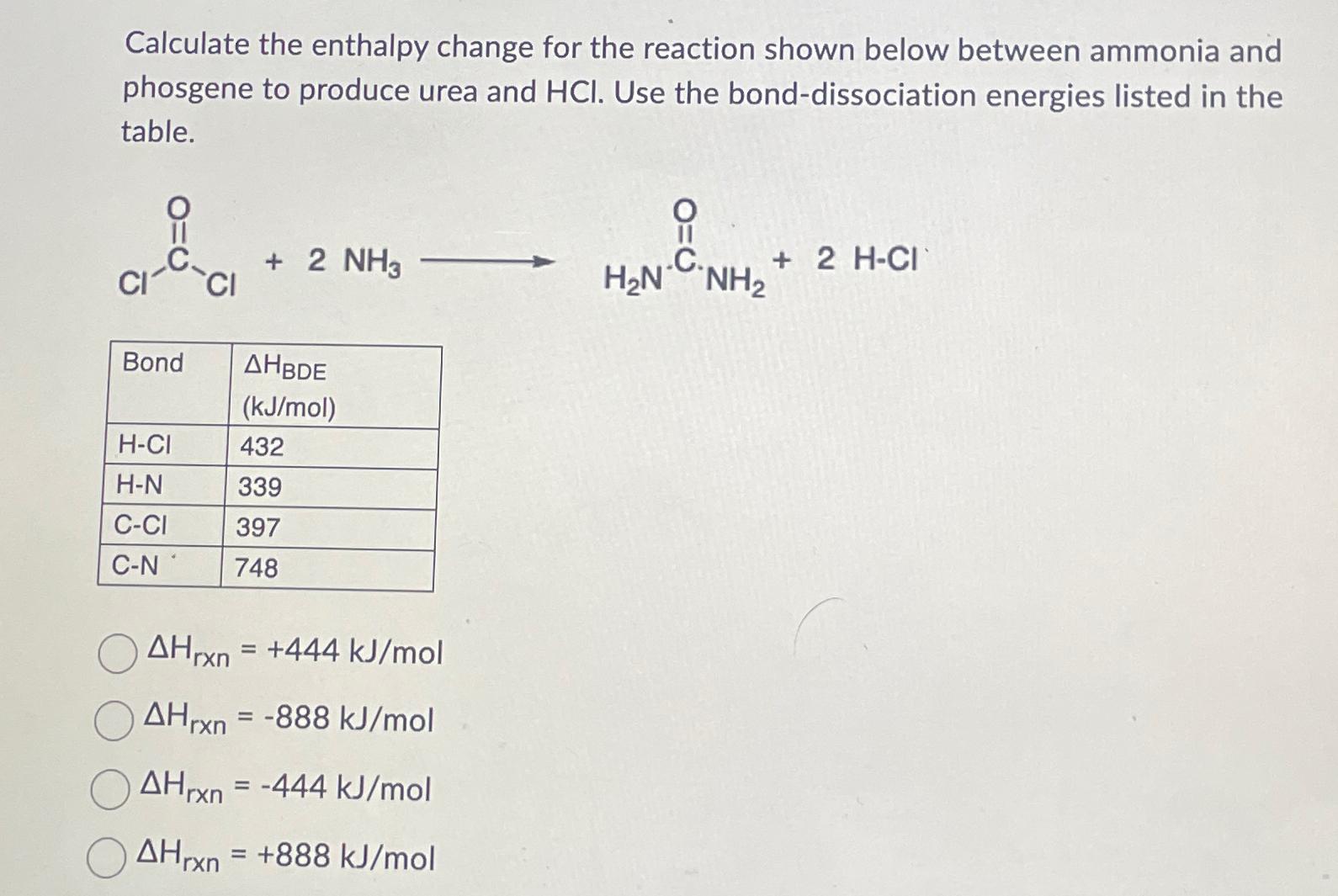 Solved Calculate the enthalpy change for the reaction shown | Chegg.com