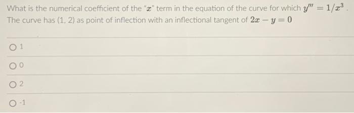 Solved What is the numerical coefficient of the " x " term | Chegg.com