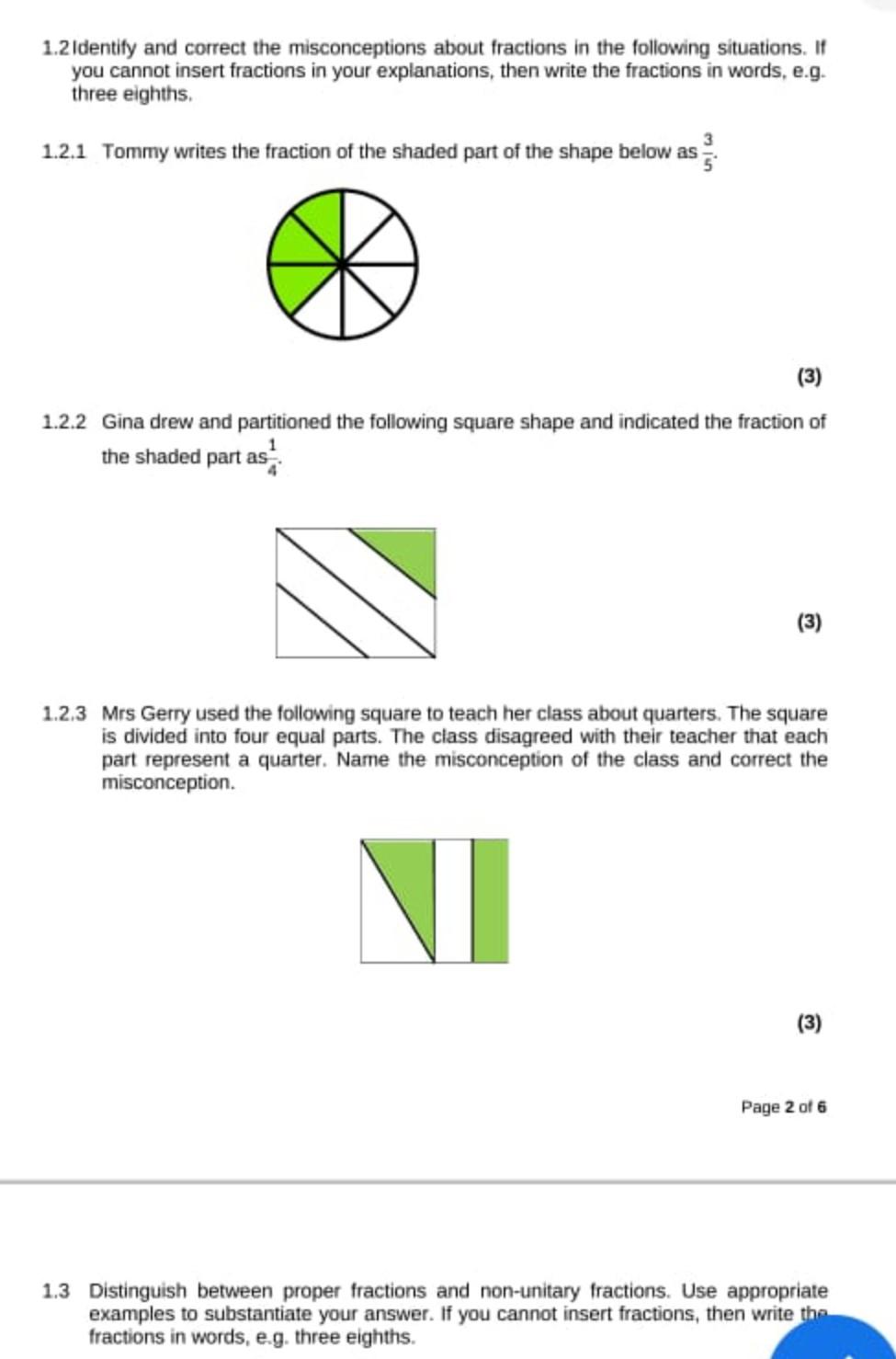 Solved 1.2 Identify and correct the misconceptions about | Chegg.com