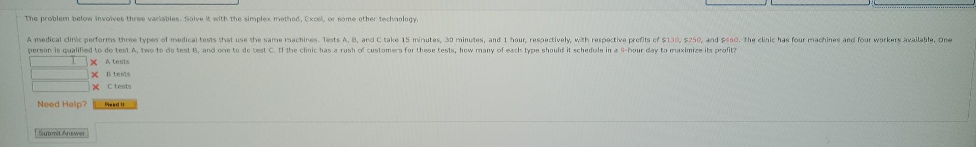 The problem below involves three variables. Solve it | Chegg.com