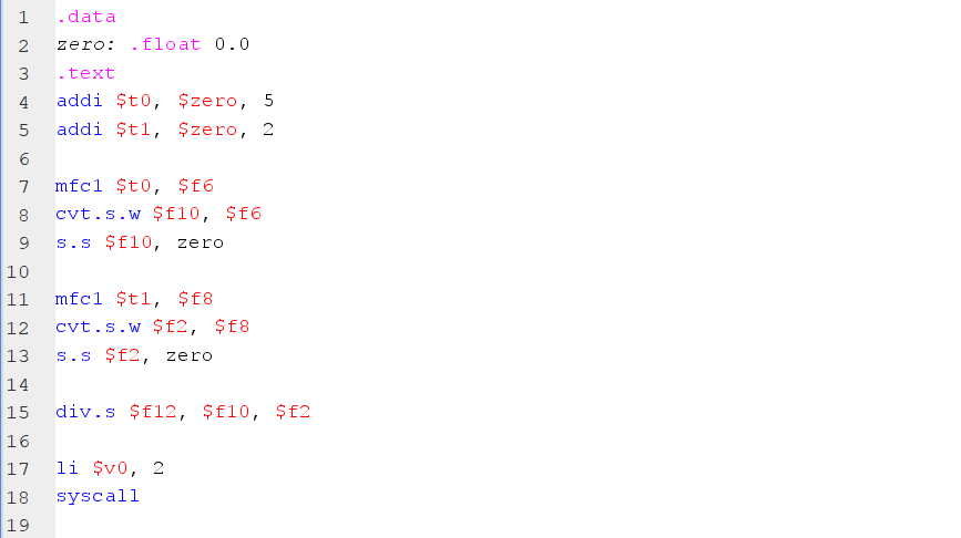 Why is this simple MIPS code not working?I only want | Chegg.com