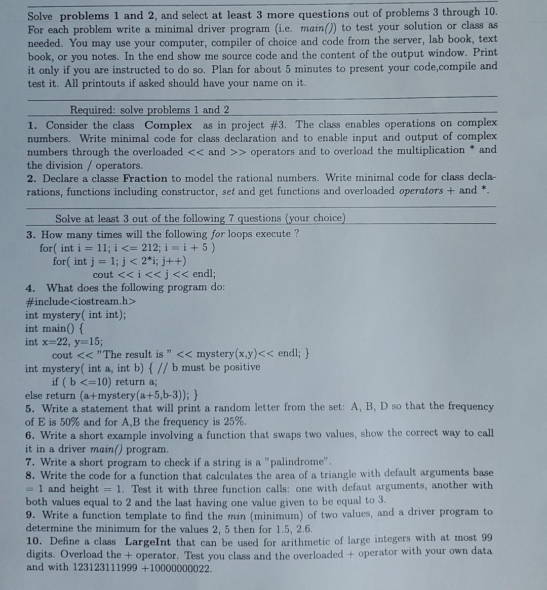 Solved I understand there's a limit to the questions that | Chegg.com