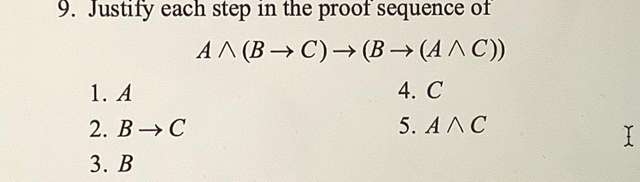 Solved Justify each step in the proof sequence of | Chegg.com