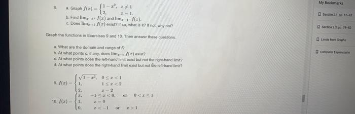 Solved I need help on eight and 10 I want to see if it's | Chegg.com
