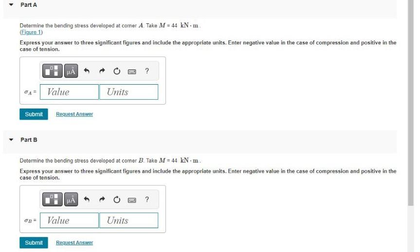 Solved Figure 1 of 1Determine the bending stress developed | Chegg.com